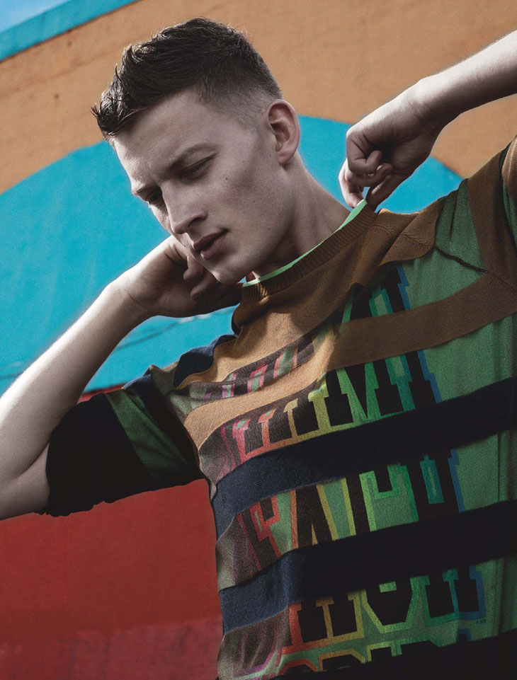 Bastian Thiery by Gregory Harris for Numéro Homme