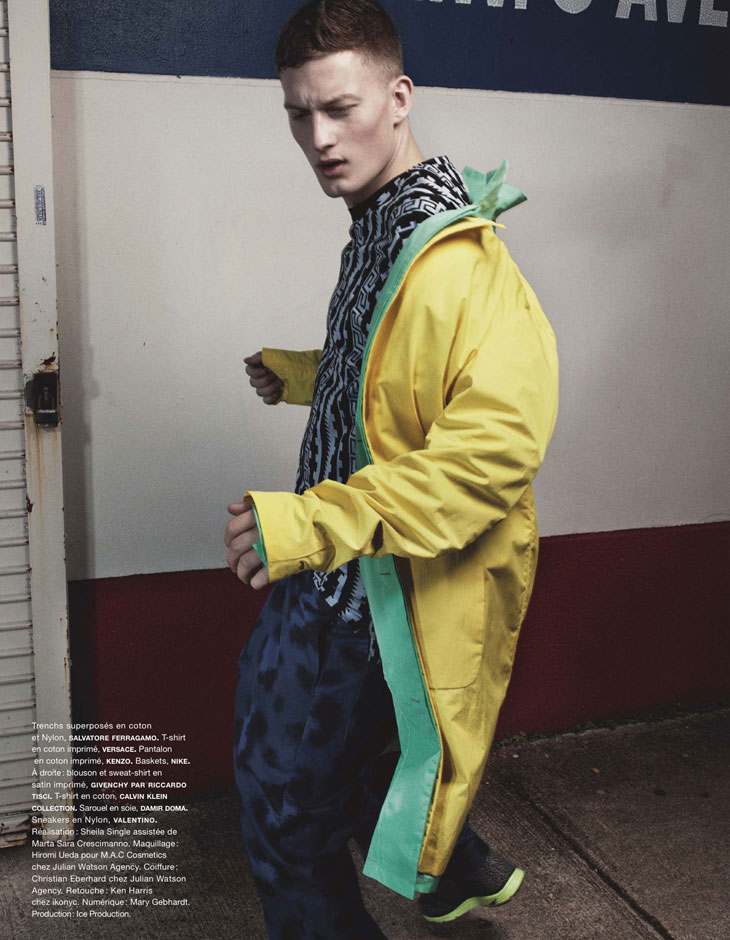 Bastian Thiery by Gregory Harris for Numéro Homme