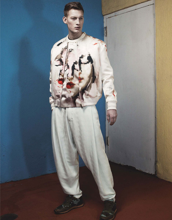 Bastian Thiery by Gregory Harris for Numéro Homme