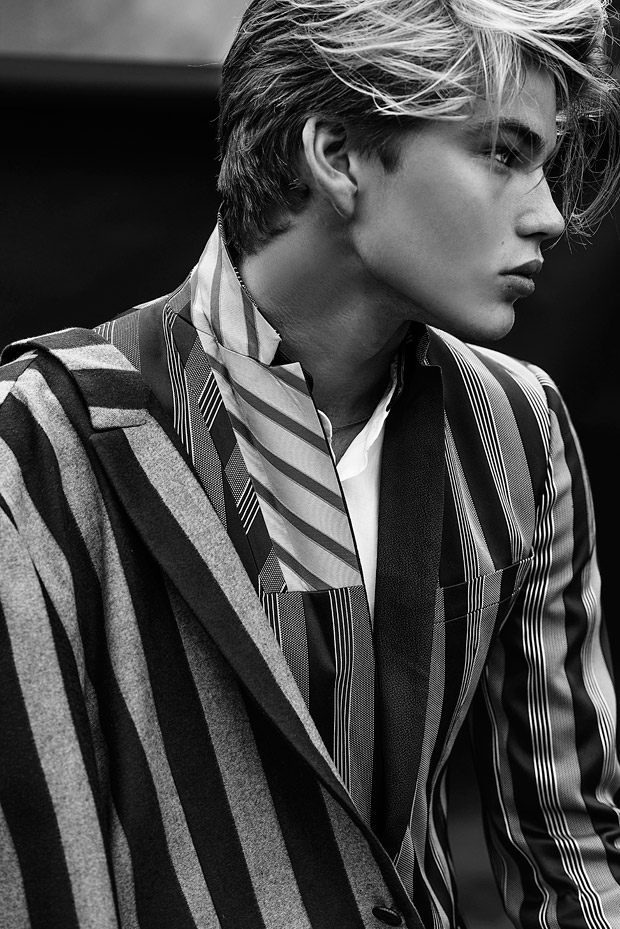Jordan Barrett at IMG Models by Margaret Zhang