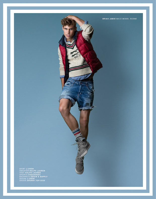 Jon Herrmann by Brian Jamie for Male Model Scene