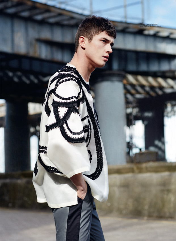 Matthew Holt for Elle Man Serbia by Paul Smith