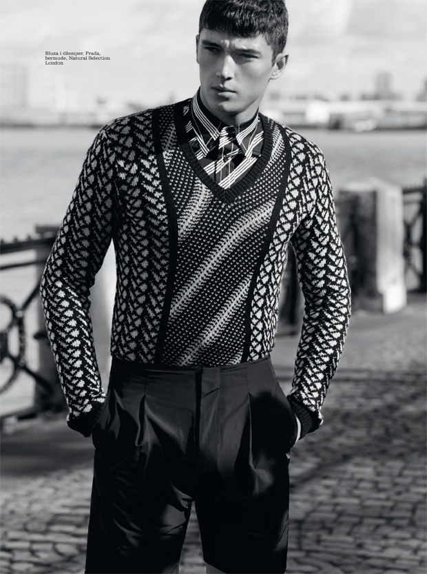 Matthew Holt for Elle Man Serbia by Paul Smith