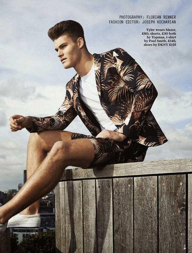 Tyler Maher for Attitude Magazine by Florian Renner