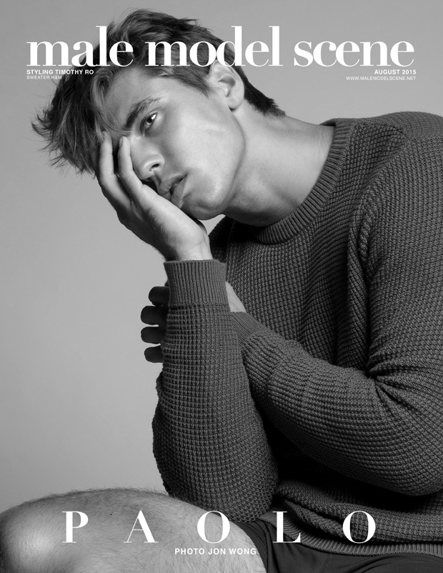 Paolo Baorda by Jon Wong for MALE MODEL SCENE + Exclusive Interview