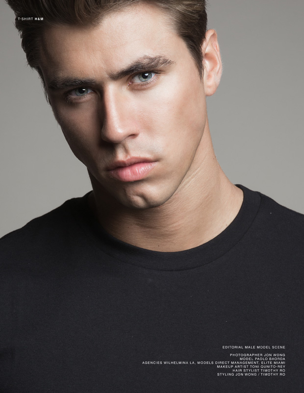 Paolo Baorda by Jon Wong for MALE MODEL SCENE + Exclusive Interview