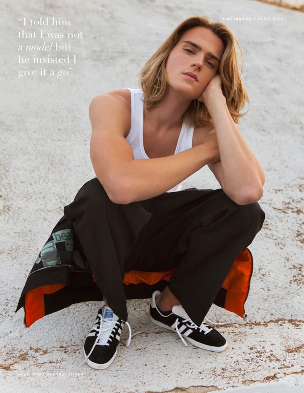 Luke Eisner by Elias Tahan for MALE MODEL SCENE + Exclusive Interview