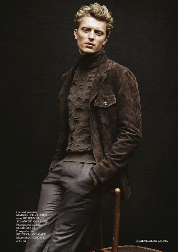 Max Rendell for GLASS Magazine by Nik Hartley