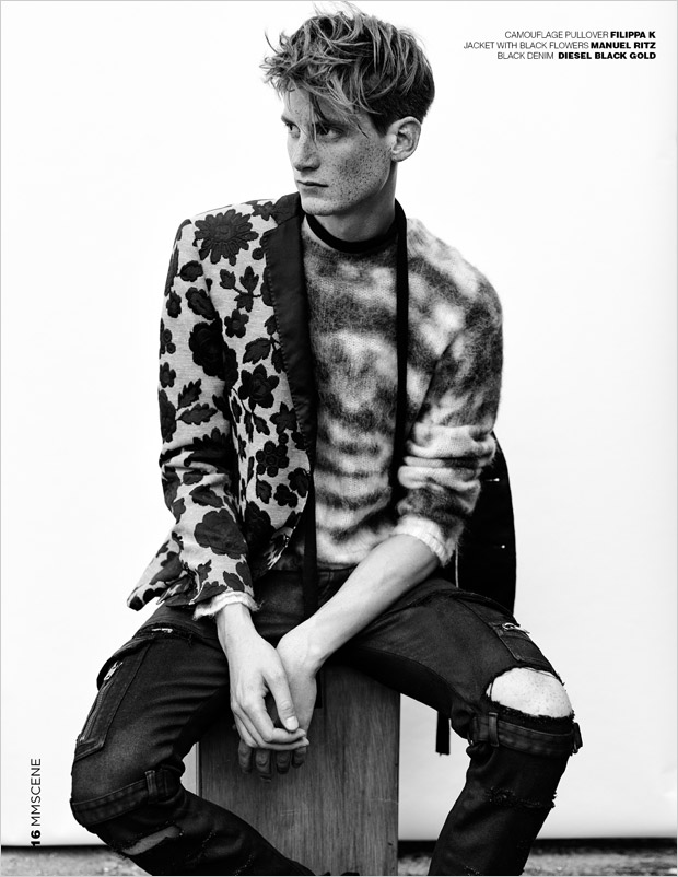 Jakob Kunst Covers MMSCENE Magazine's Debut Issue