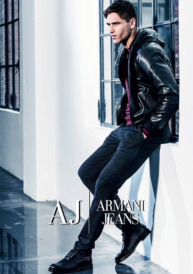 Armani Jeans FW16 Campaign Ft Italian Supermodel Fabio Mancini