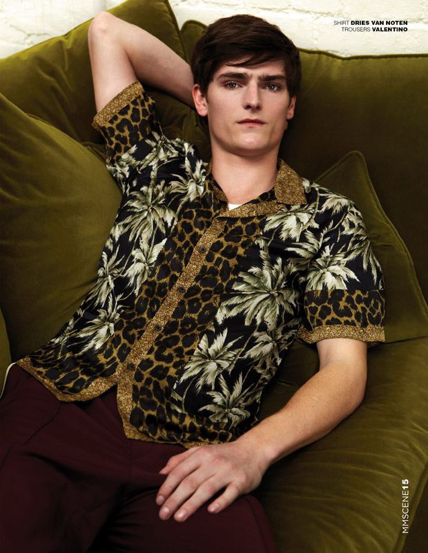 Alexander Beck in Bloom for MMSCENE Magazine August 2016 Issue