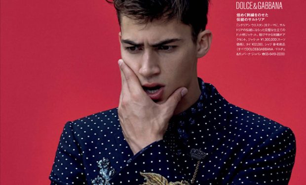 Discover inspiring imagey featuring gorgeous italian model Alessio Pozzi