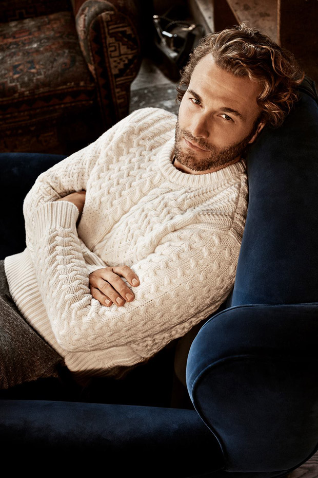 Club Monaco Fall Winter 2016.17 Ads with Supermodel Brad Kroenig