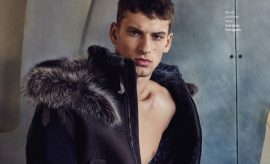 Jordan Barrett & Devon Windsor Pose in Versace for Narcisse Cover Story