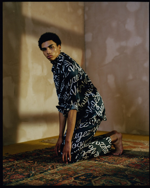 Sol Goss Models Louis Vuitton for Metal Magazine FW16 Issue