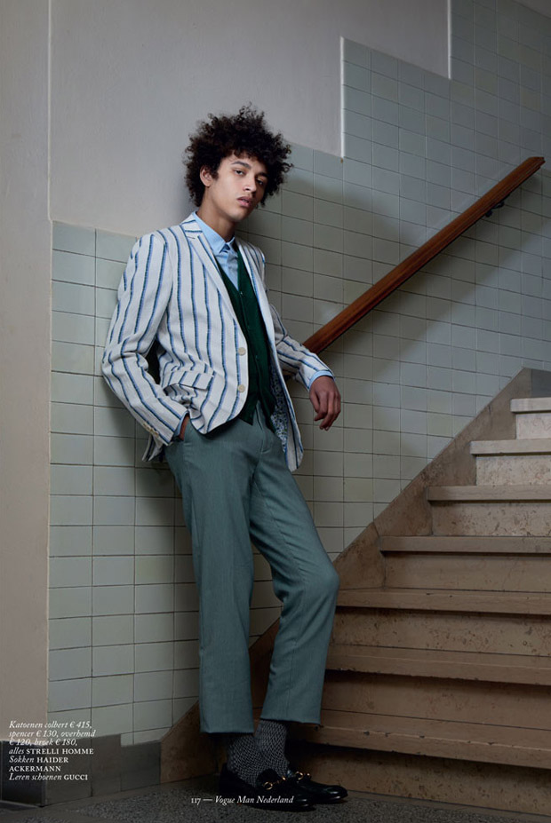 Jackson Hale in Out of Office for Vogue Netherlands Man