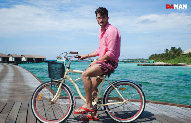 Island in the Sun: Jon Hosking Poses for DA MAN Magazine