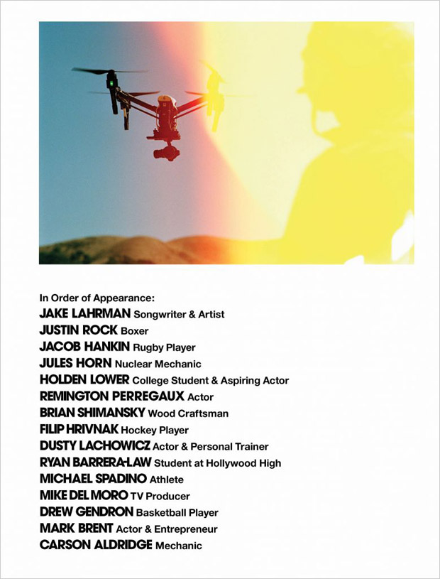 Male Models by Bruce Weber for VMAN Spring Summer 2017