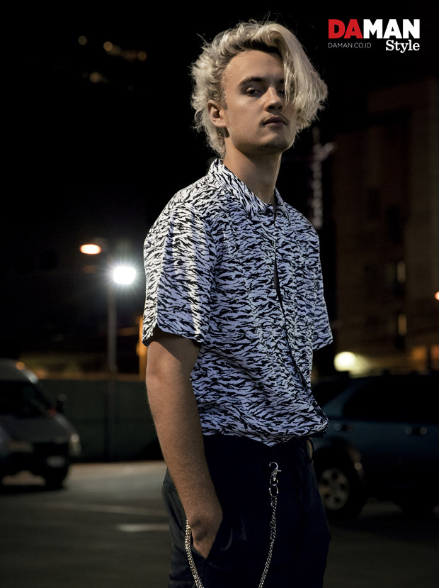 Brandon Lee Poses for DA MAN Style Spring Summer 2017 Issue