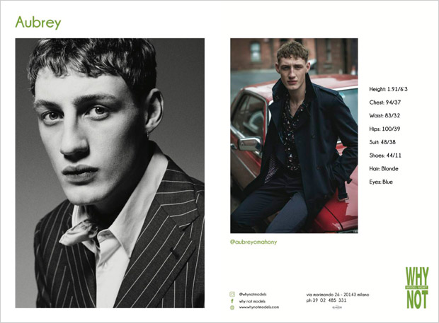 Why Not Model Management Fall Winter 2018.19 Show Package