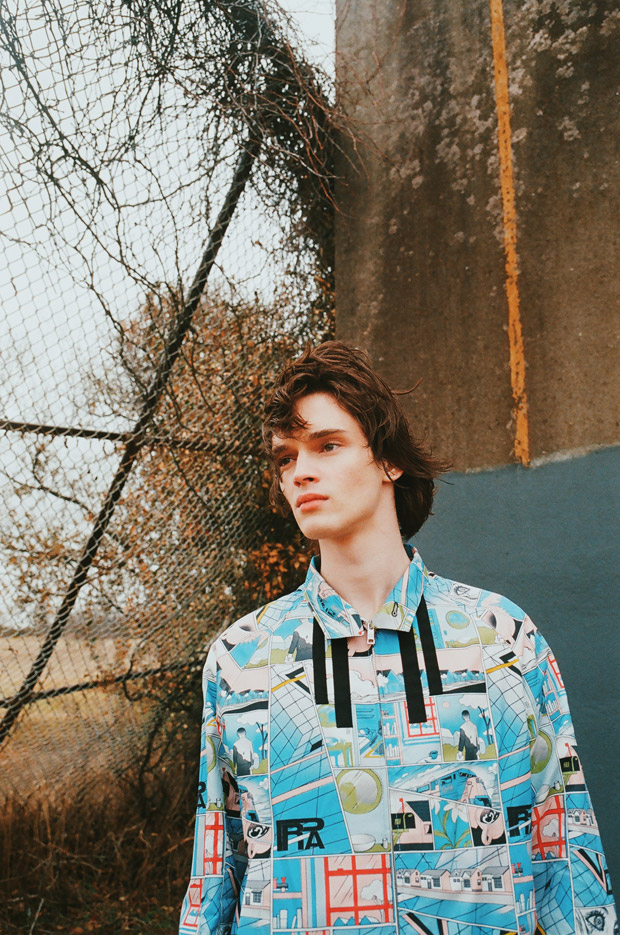 Stanley Simons & Sasha Komissarov Model Prada for HYPEBEAST