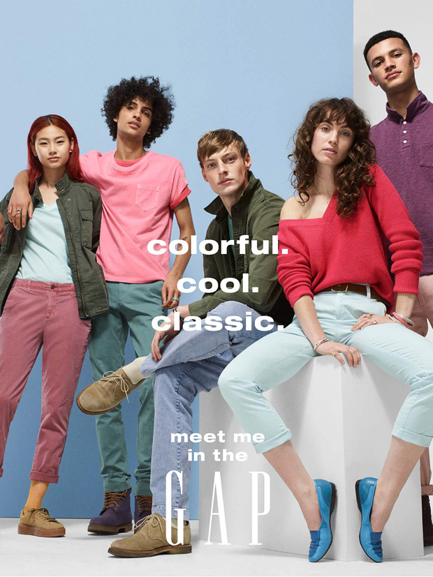 Adil Haddaoui, Roberto Sipos & Tre Samuels Model GAP SS18 Collection