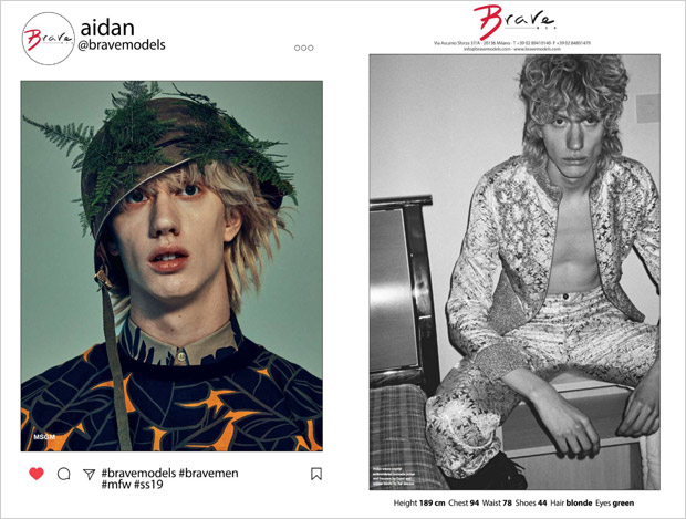 Brave Model Management Spring Summer 2019 Show Package