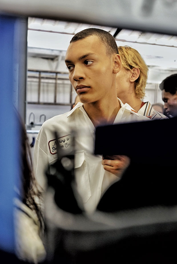 Backstage at Maison Miharayasuhiro Spring Summer 2019