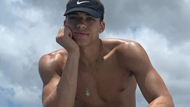 Augusta Alexander Models Versace Looks for Icon Magazine