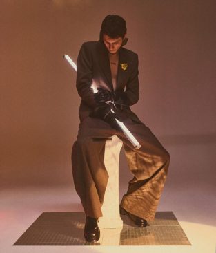 Henry Kitcher Models Fall Fashion for WSJ. Magazine Men's Style Issue