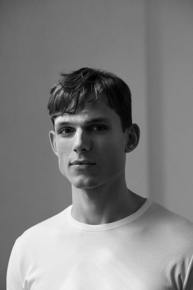 Adrian Sotiris Models Sunspel Fall Winter 2019 Underwear Collection