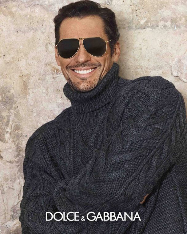 David Gandy is the Face of Dolce & Gabbana Eyewear 2020 Collection