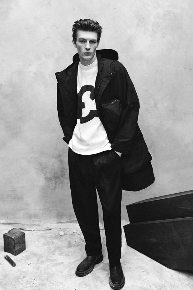Finnlay Davis Models Zara Man x Chillida Capsule Collection