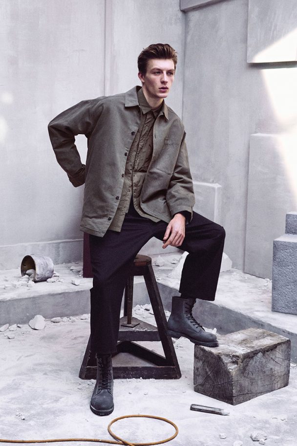 Finnlay Davis Models Zara Man x Chillida Capsule Collection