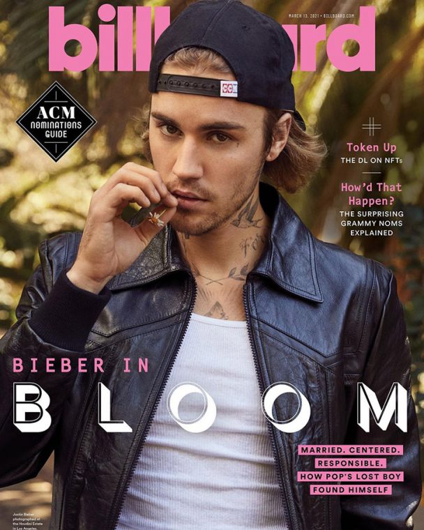 Justin Bieber is the Cover Star of Billboard Magazine March 2021 Issue