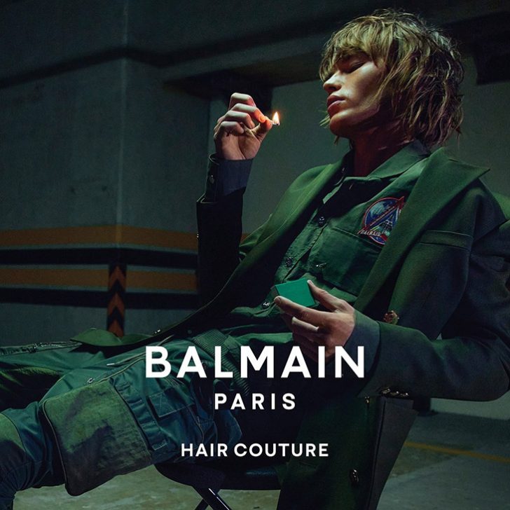 Jordan Barrett is the Face of Balmain Hair Couture Fall Winter 2021