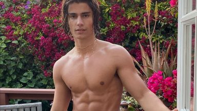 Augusta Alexander Models Versace Looks for Icon Magazine