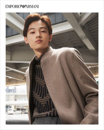 Airu Kubozuka, Yukito Takeuchi & Yamato Model Emporio Armani