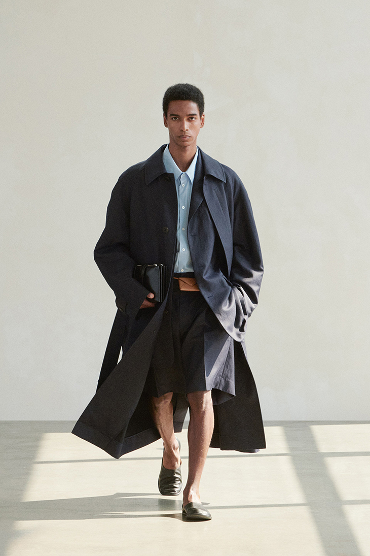THE ROW Spring Summer 2022 Collection - Male Model Scene