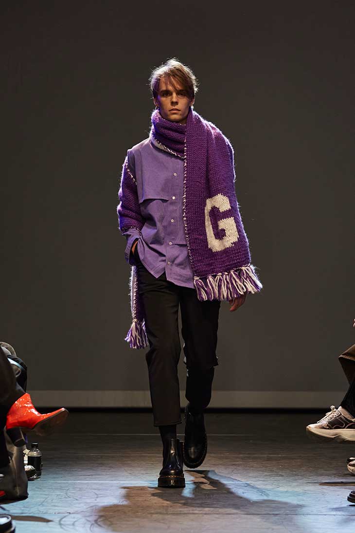 PFW: GUNTHER Fall Winter 2022.23 Collection - Male Model Scene