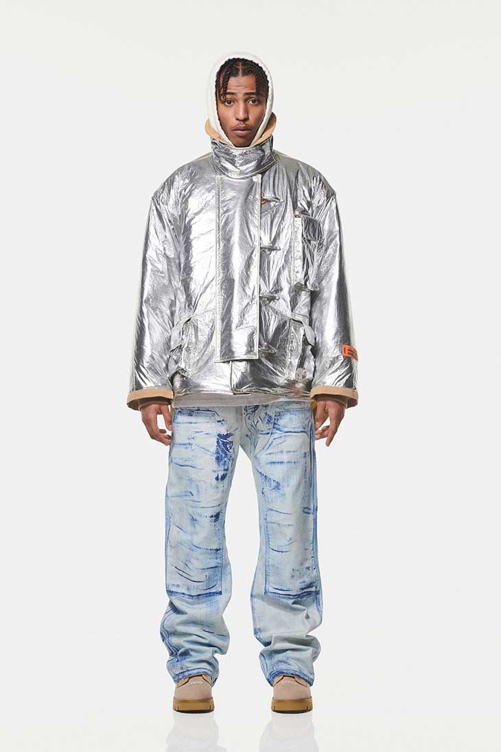 HERON PRESTON Fall Winter 2022.23 Collection - Male Model Scene
