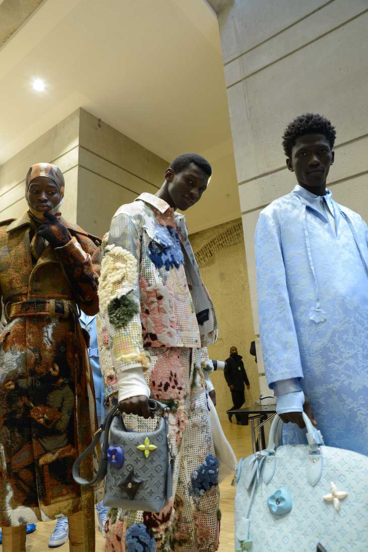 Backstage Moments from LOUIS VUITTON Menswear Show In Paris