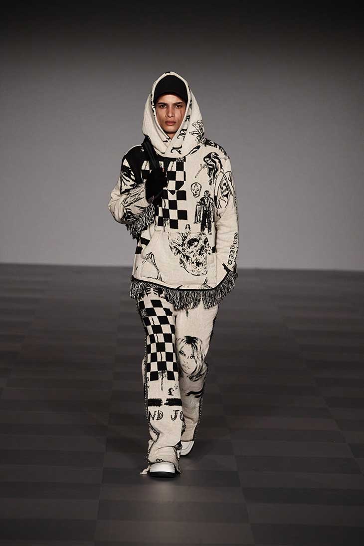 AMIRI Fall Winter 2022.23 Collection - Male Model Scene