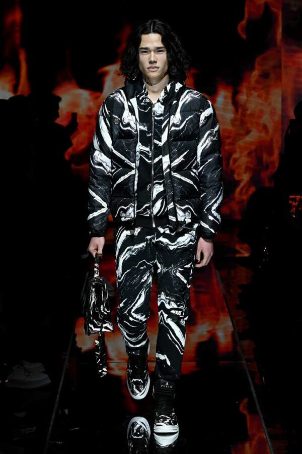 MFW: PHILIPP PLEIN Fall Winter 2022.23 Collection - Male Model Scene