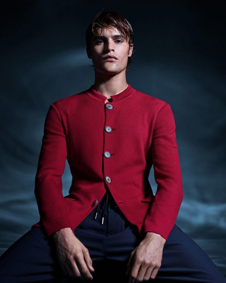 Parker van Noord Models Giorgio Armani Spring Summer 2022 Collection