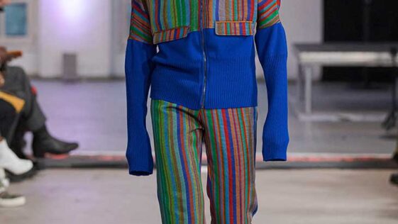 PFW: KENNETH IZE Fall Winter 2022.23 Collection - Male Model Scene