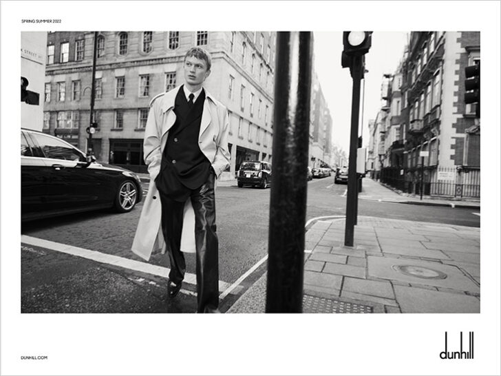 Yang Yang & Jonas Glöer Model DUNHILL Spring Summer 2022 Looks