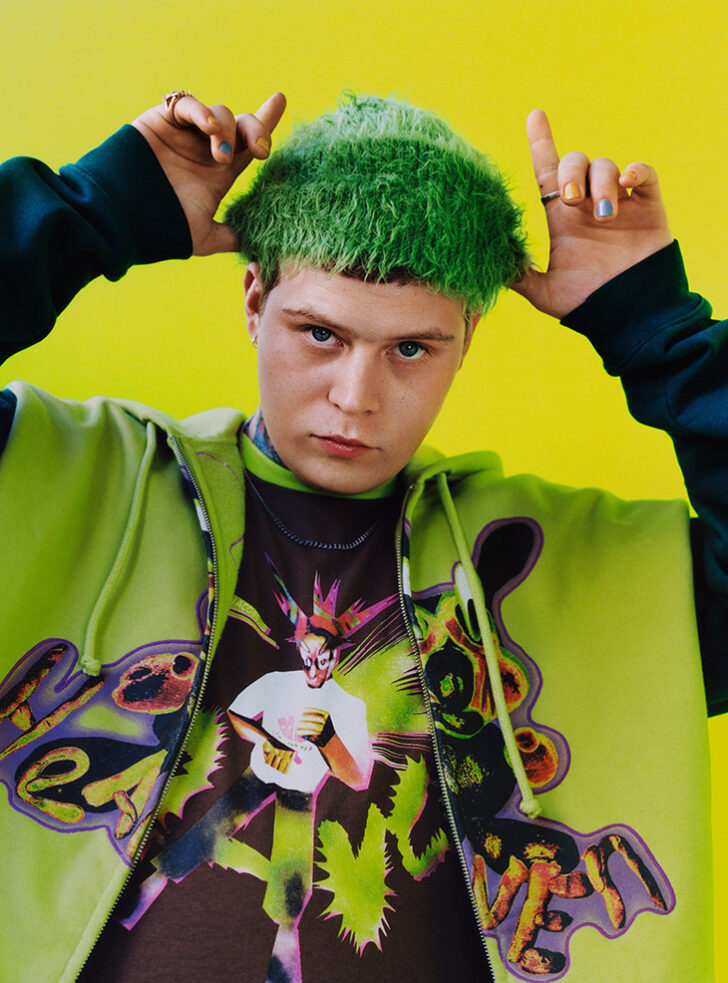 Steve Lacy & Yung Lean pose for Heaven by Marc Jacobs