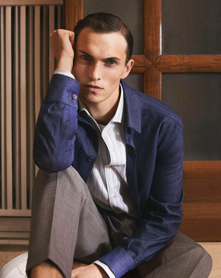 Jonas Mason & Luc Defont-Saviard Model CORNELIANI