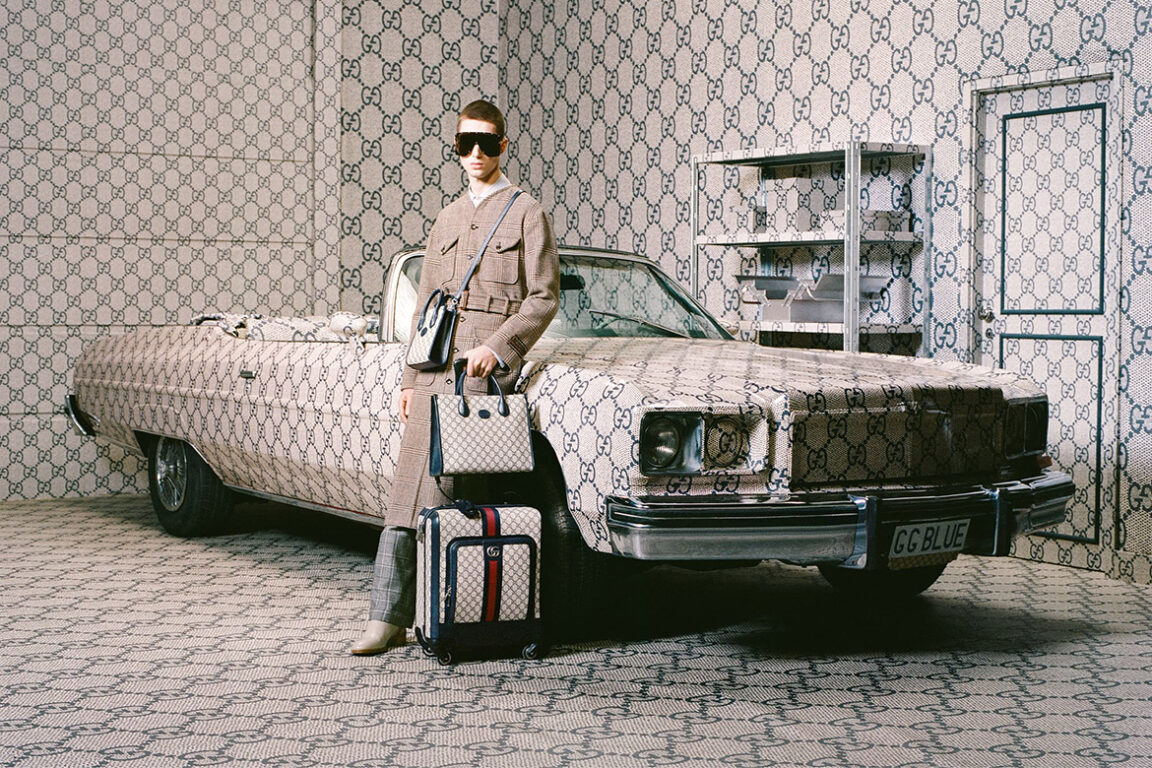 GUCCI Blue GG Monogram 2022